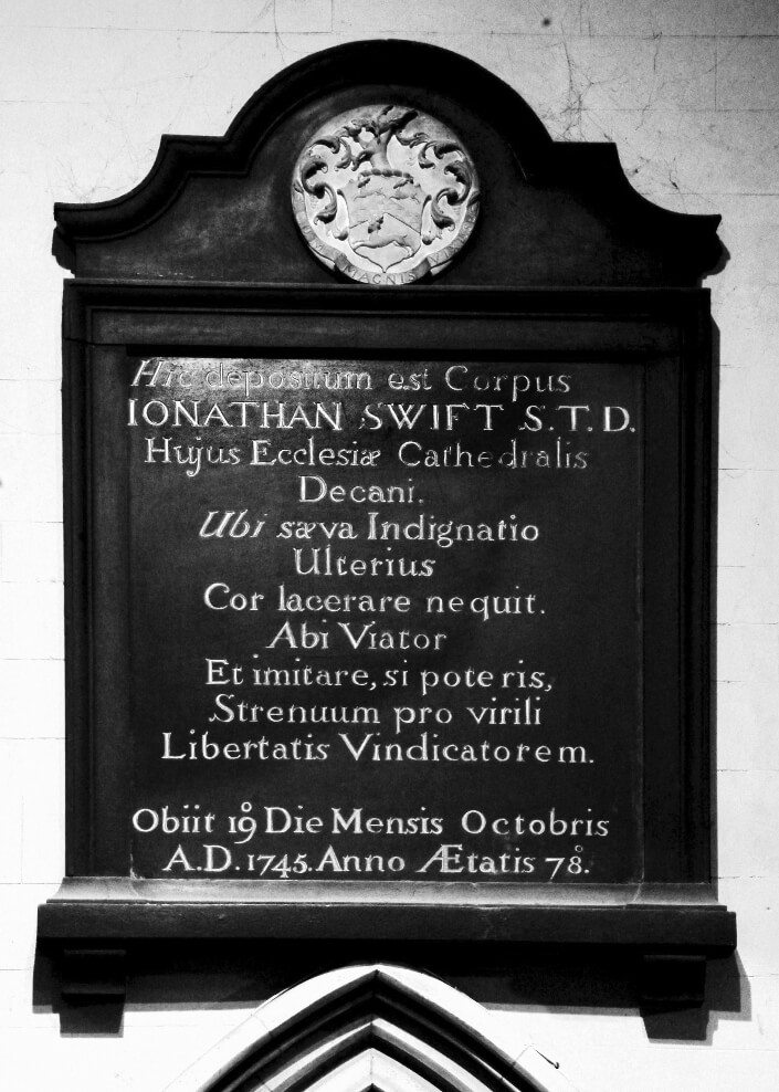 Jonathan Swift, Dean 1713 - 1745 - Saint Patrick’s Cathedral