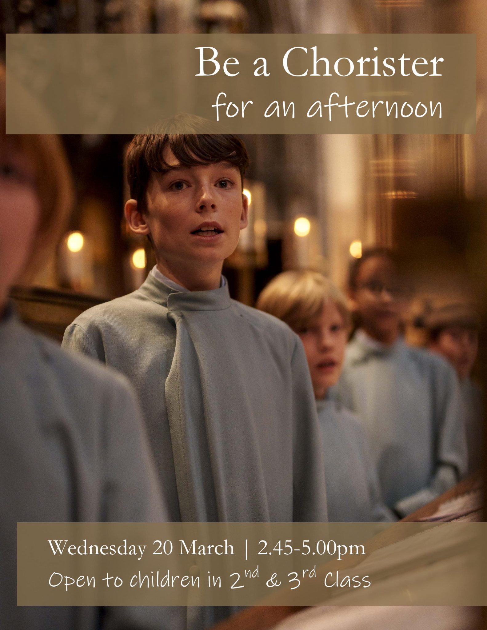 Be a chorister - Saint Patrick’s Cathedral